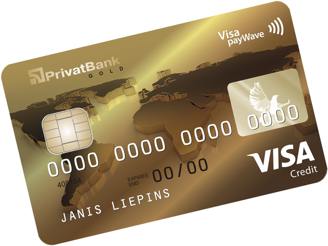 Download Visa Gold Universal - Gold - Full Size PNG Image - PNGkit