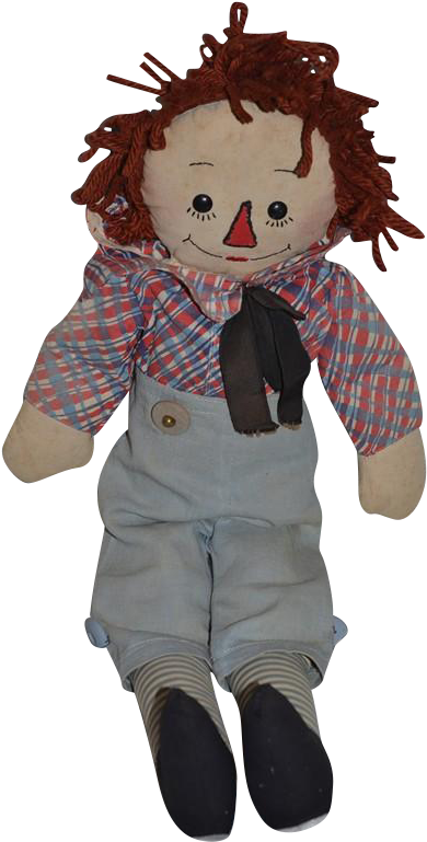 Download Old Raggedy Andy Cloth Doll Button Eyes Sweet Rag Doll - Doll ...