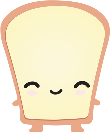 Download Hi, My Name Is Butta Toast - Cartoon - Full Size PNG Image ...
