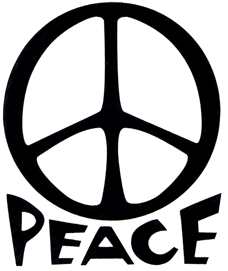 Download Peace Sign With The Word "peace" - Peace Sign Cutout - Full ...