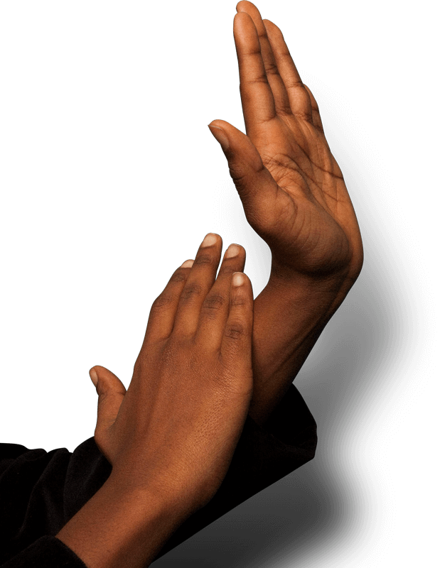 Download Click To Retry - Sign Language - Full Size PNG Image - PNGkit