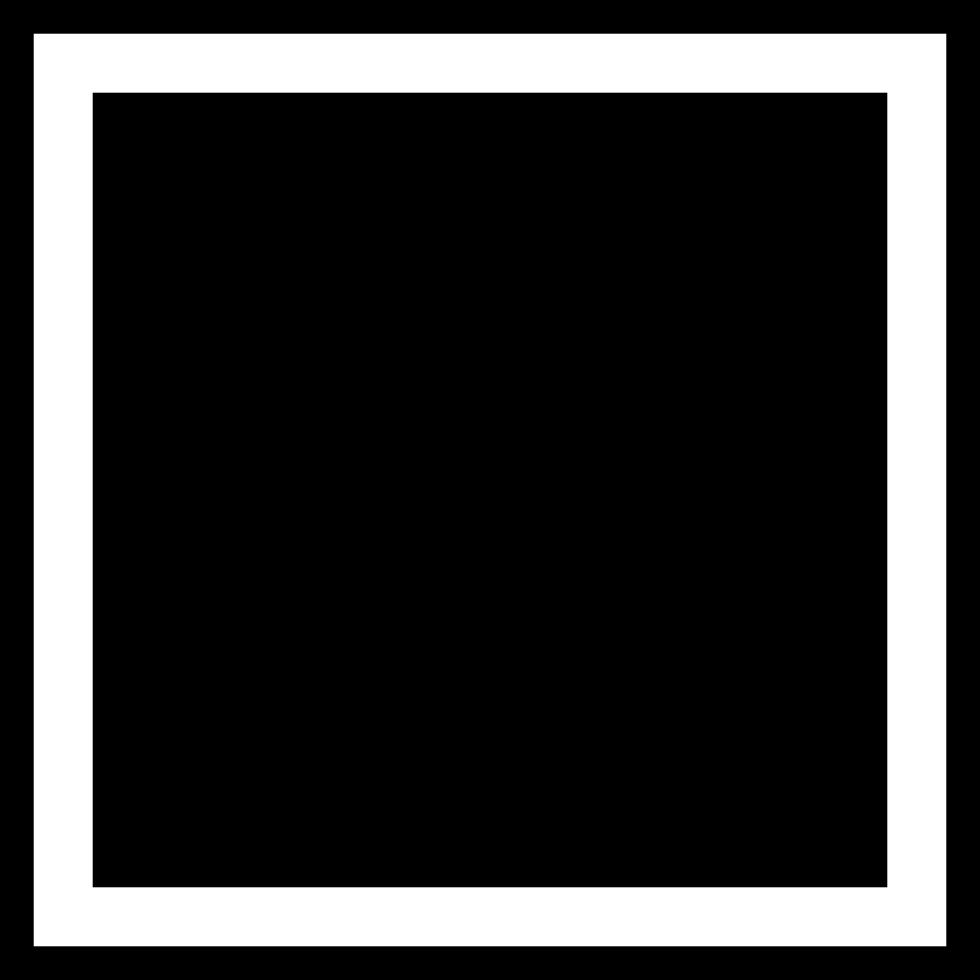 Download Block Double Line - Rectangle Black White - Full Size PNG ...