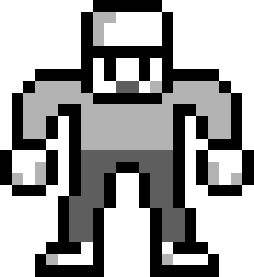 Download Grayscale Buff Man - Illustration - Full Size PNG Image - PNGkit