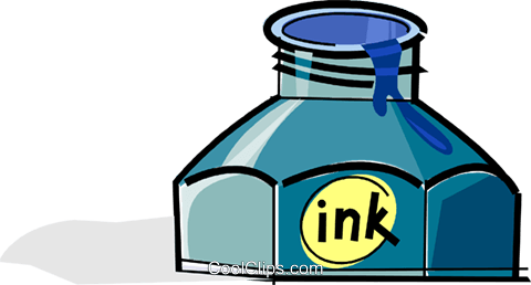 Download Ink Bottle Royalty Free Vector Clip Art Illustration - Full ...
