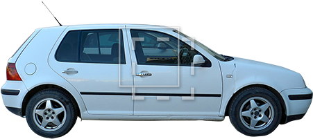 Download Cutout People - Volkswagen Golf Mk4 - Full Size PNG Image - PNGkit