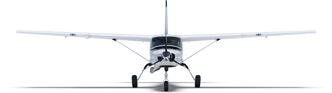 Download Cessna Caravan Front View - Full Size PNG Image - PNGkit