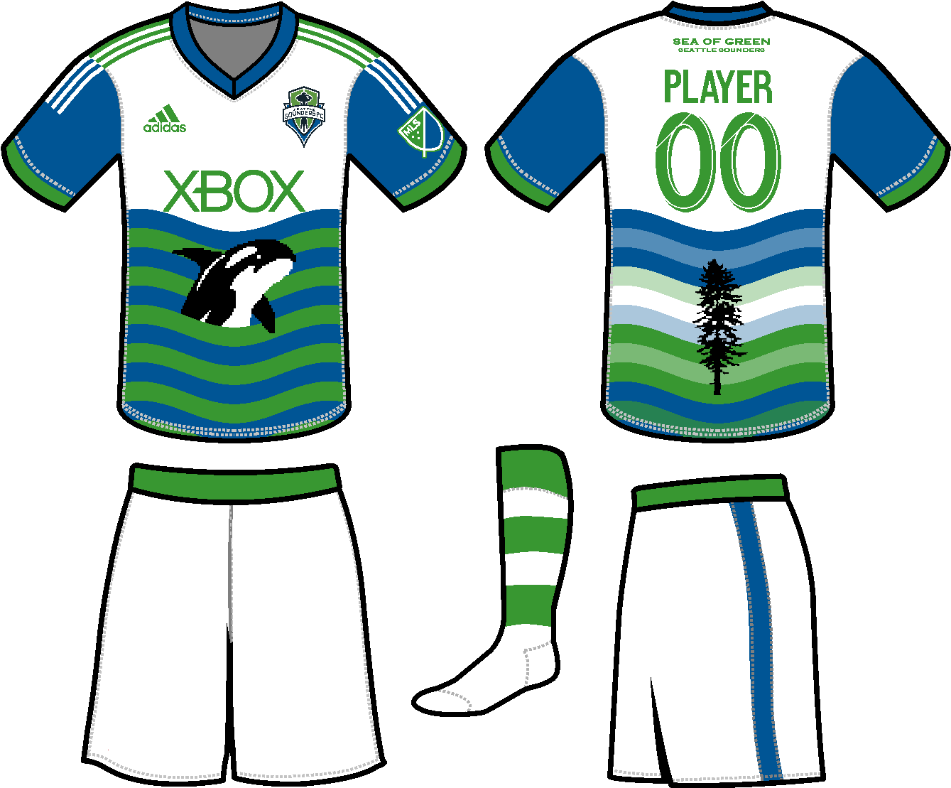 Download Orca From 1995 Sounders Logo - Cartoon - Full Size PNG Image ...