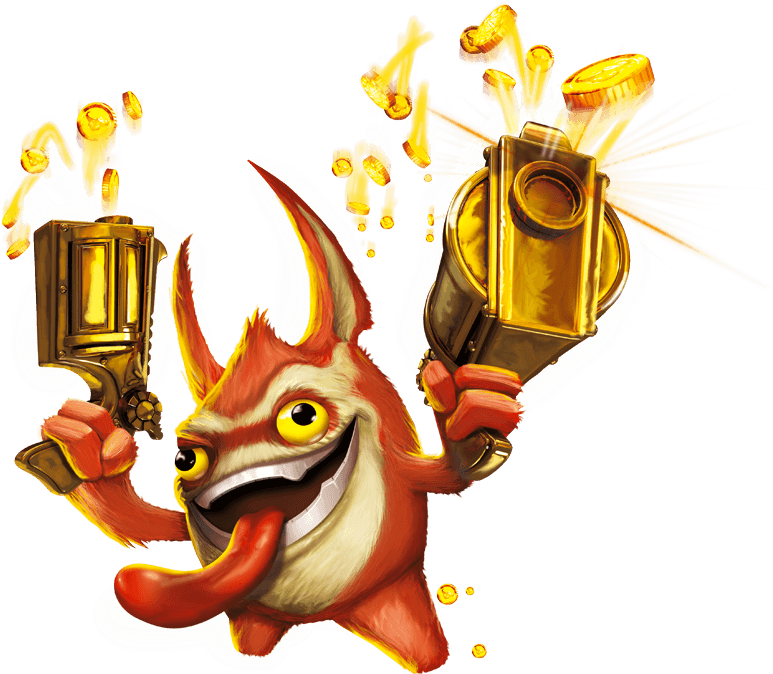 Download Trigger Happy Transparent Render - Skylanders Trigger Happy ...