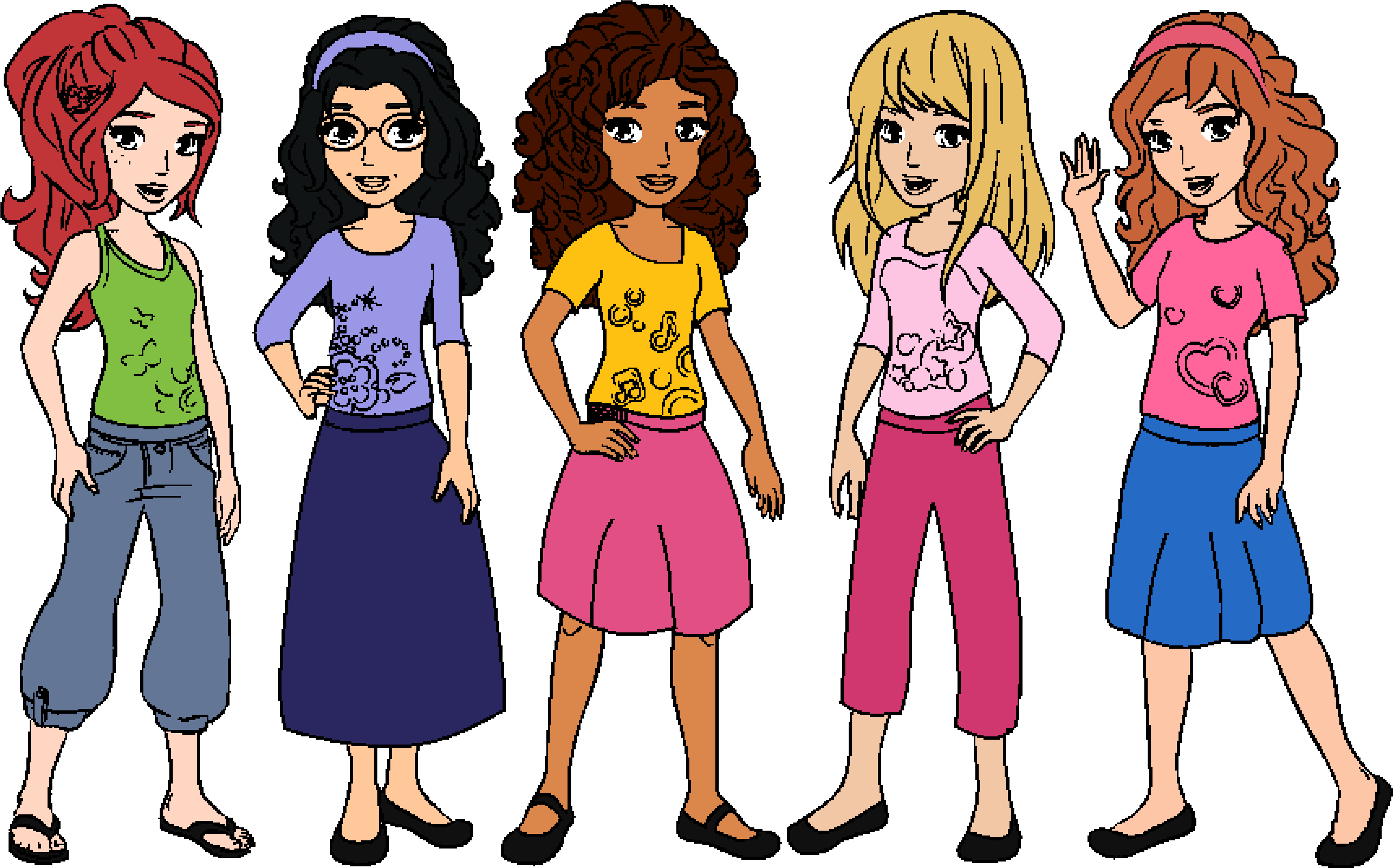 Download Lego Friends Reboot - Cartoon - Full Size PNG Image - PNGkit