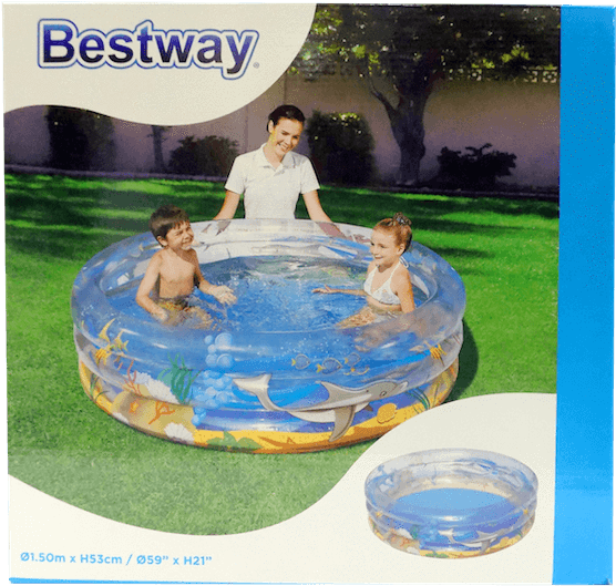 Download Sea Animals Pool 3 Levels - Bestway 170cm X 53cm Sea Life Pool ...
