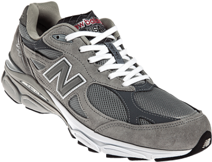 Download New Balance 990 Gray - Full Size PNG Image - PNGkit