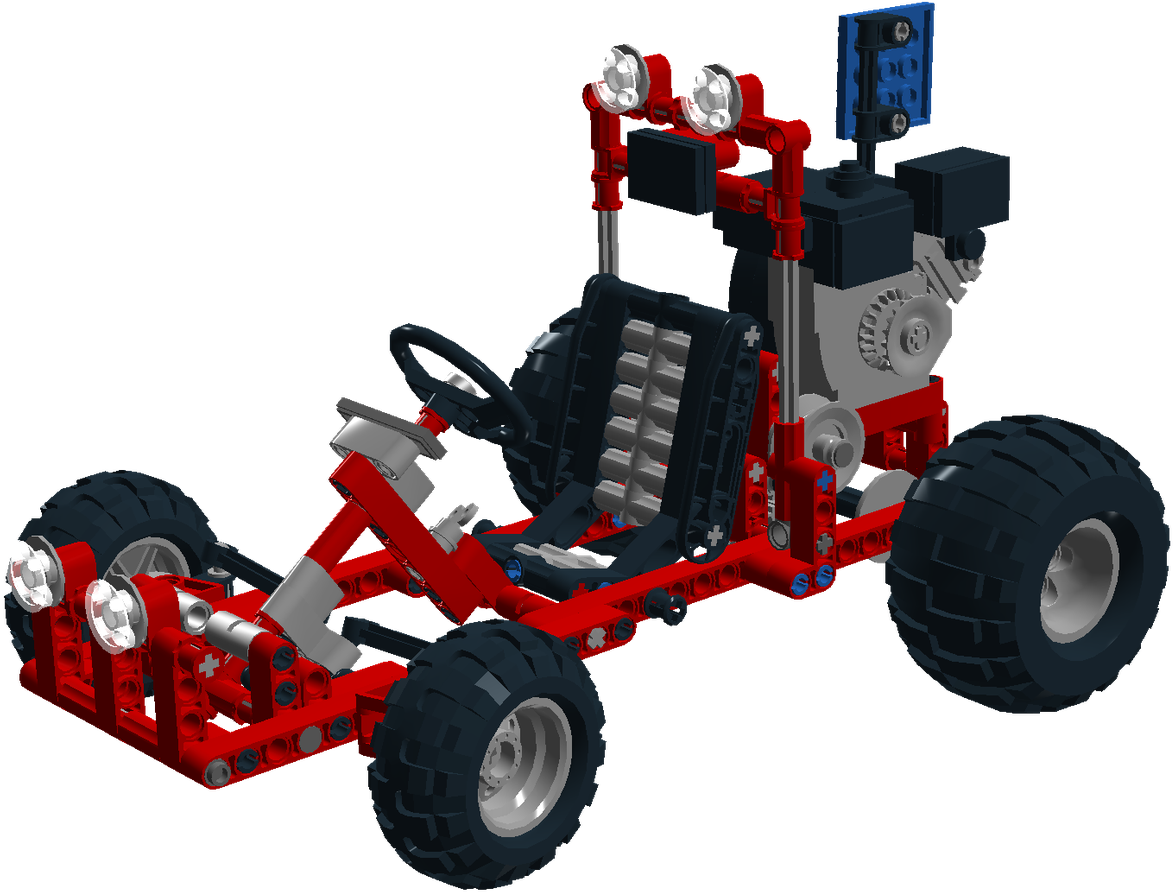 Download Big Red Go-kart - Lego Go Karts - Full Size PNG Image - PNGkit