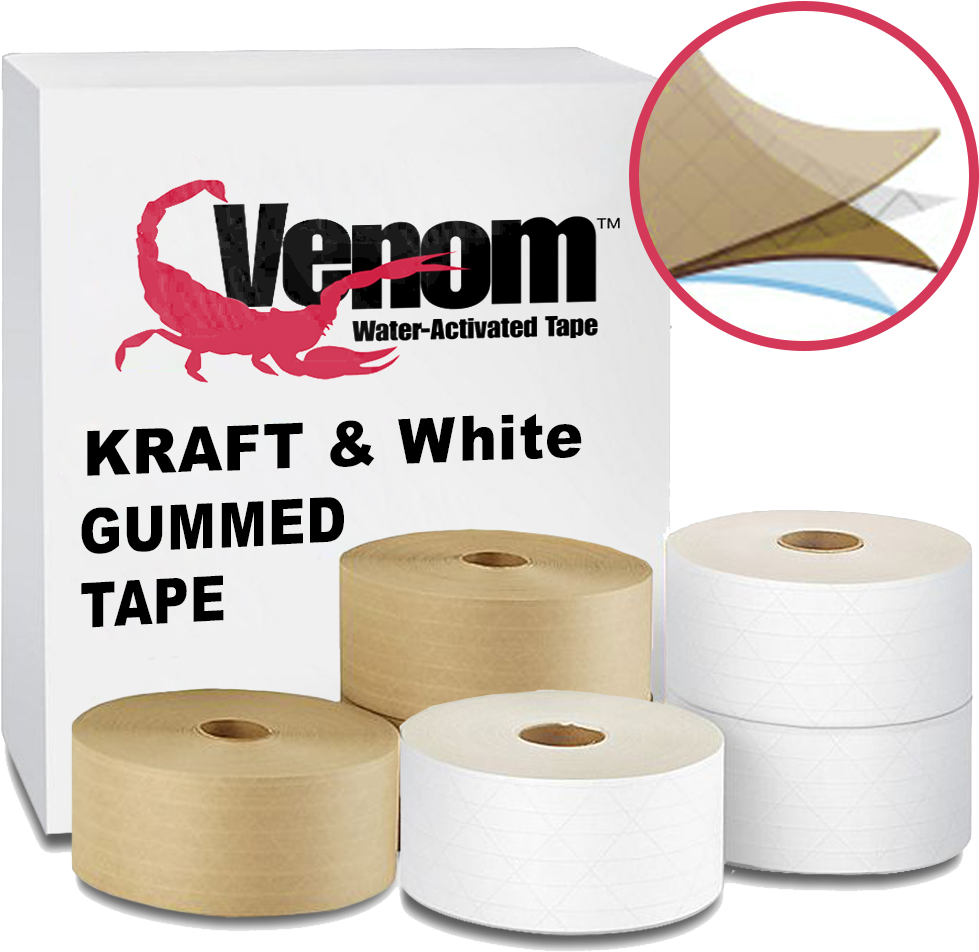 Download White And Kraft Venom Gummed Tape White And Kraft Venom ...