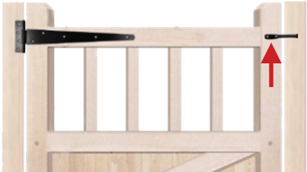 Download Opening Latch On Garden Gate - Plywood - Full Size PNG Image ...