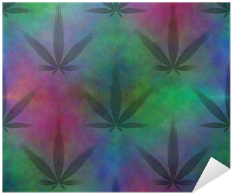 Download Seamless Tileable Fractal Marijuana Leaf Poster • Pixers ...