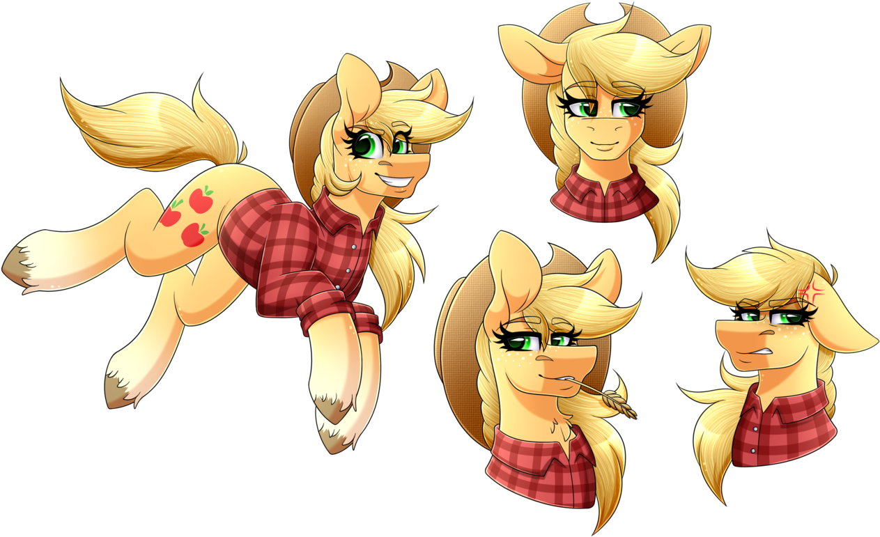 Download Alternate Design, Applejack, Artist - Cartoon - Full Size PNG ...