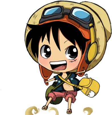 Download Luffy Strong World Chibi Png - Full Size PNG Image - PNGkit