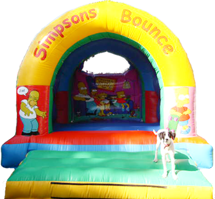 Download Simpsons Bouncy Castle - Boxing - Full Size PNG Image - PNGkit