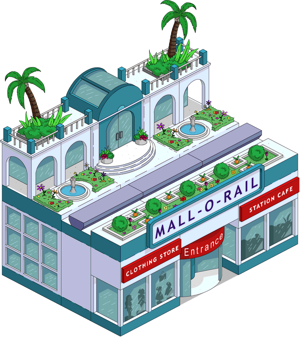 Download Mall O Rail Station Menu - Simpsons Mall O Rail - Full Size ...