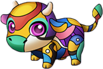Download Cubism Cow Baby - Wiki - Full Size PNG Image - PNGkit