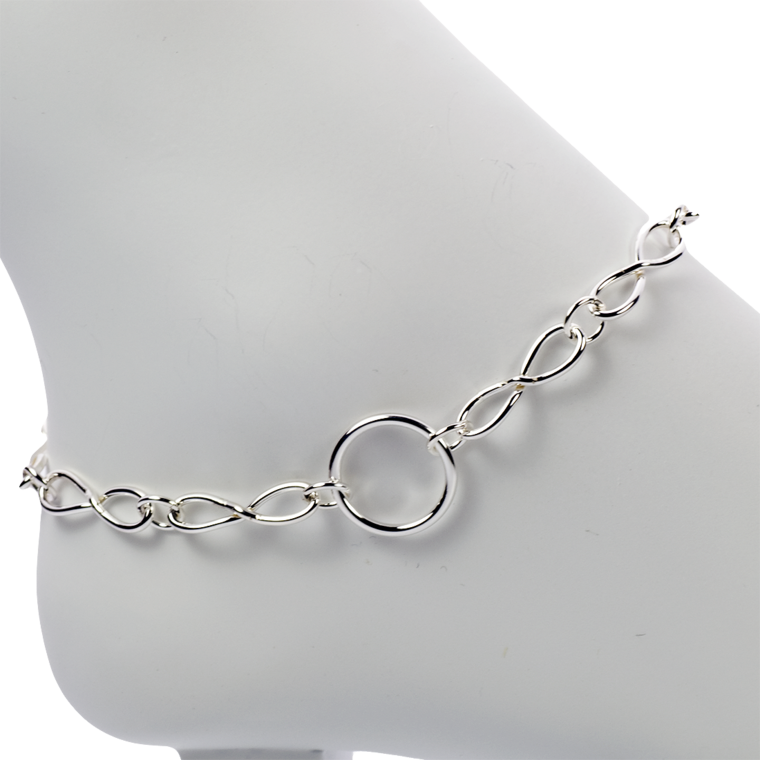 Download Infinity Ankle Bracelet - Chain - Full Size PNG Image - PNGkit