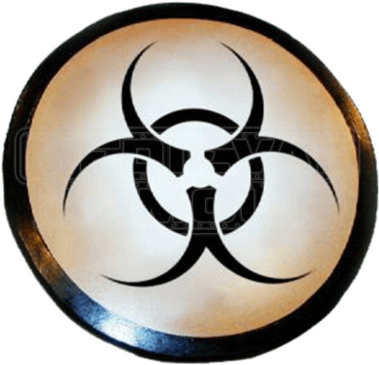 Download Wooden Biohazard Shield - Hazardous Waste Logo Png - Full Size ...