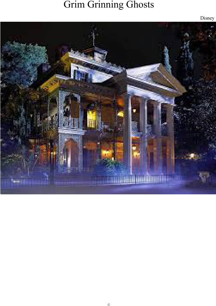 Download Grim Grinning Ghosts Sheet Music Composed By Disney - Disney ...