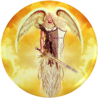 Download Angel Michael - Angel Michael Ornament (round) - Full Size PNG ...