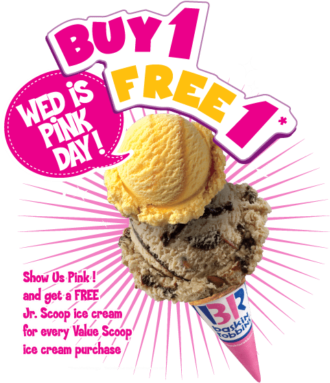 Download Pink Wednesday For Flash Copy - Baskin Robbins Pink Day - Full ...