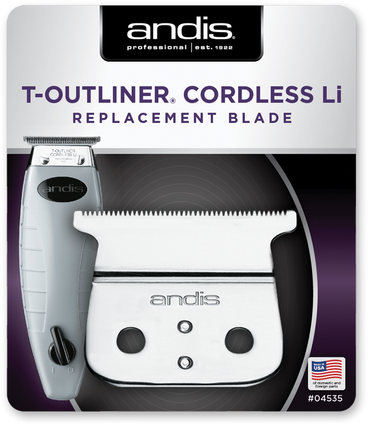 Download Andis T Outliner Cordless Blade - Full Size PNG Image - PNGkit