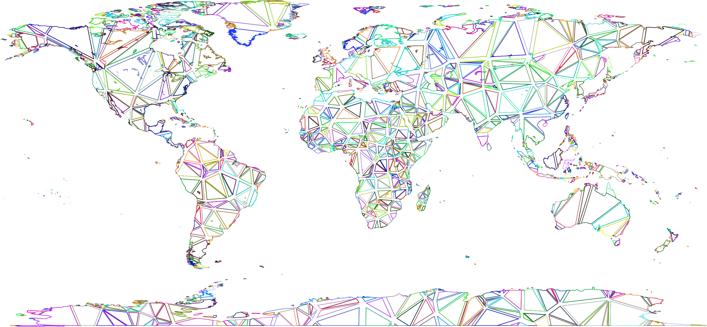 Download This Free Icons Png Design Of Low Poly Shattered World - Full ...