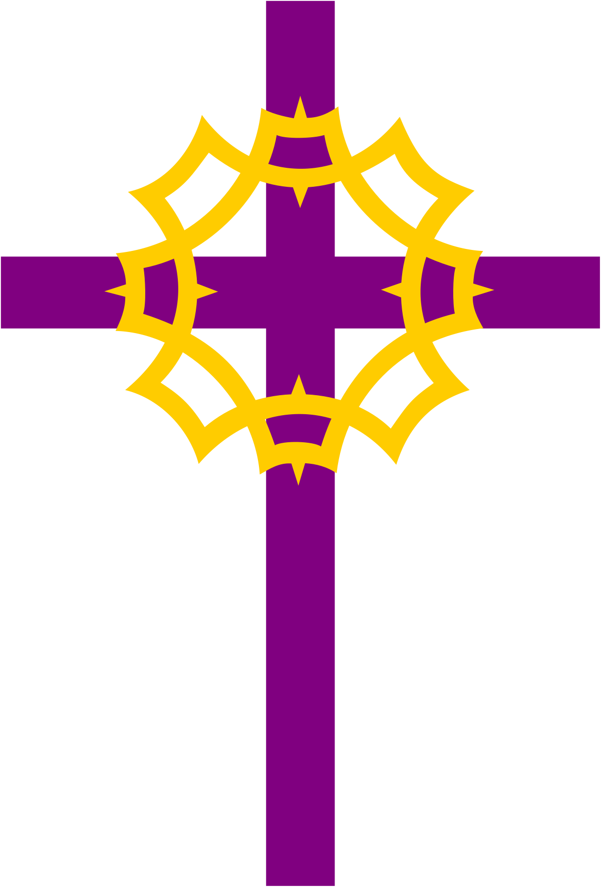 Download Cross With Crown Vector - Full Size PNG Image - PNGkit
