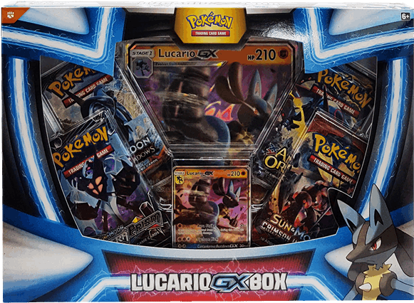 Download Pokemon Lucario Gx Box - Full Size PNG Image - PNGkit
