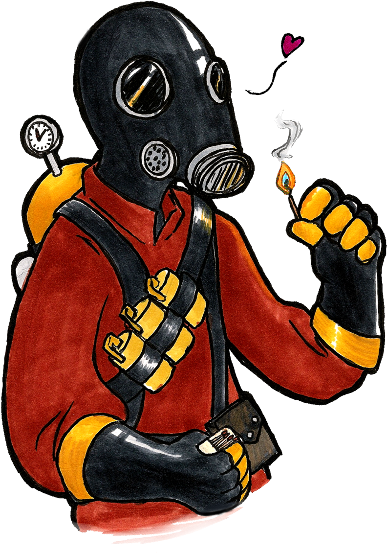 Download Pyro By Skitzofreshness - Cartoon - Full Size PNG Image - PNGkit