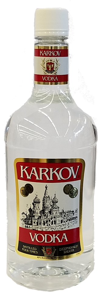 Download Karkov Vodka - Karkov Vodka, 80@ - 1.75 L Bottle - Full Size ...