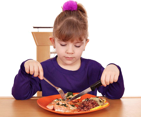 Download Eating Transparent Png - Girl Eating Dinner - Full Size PNG ...