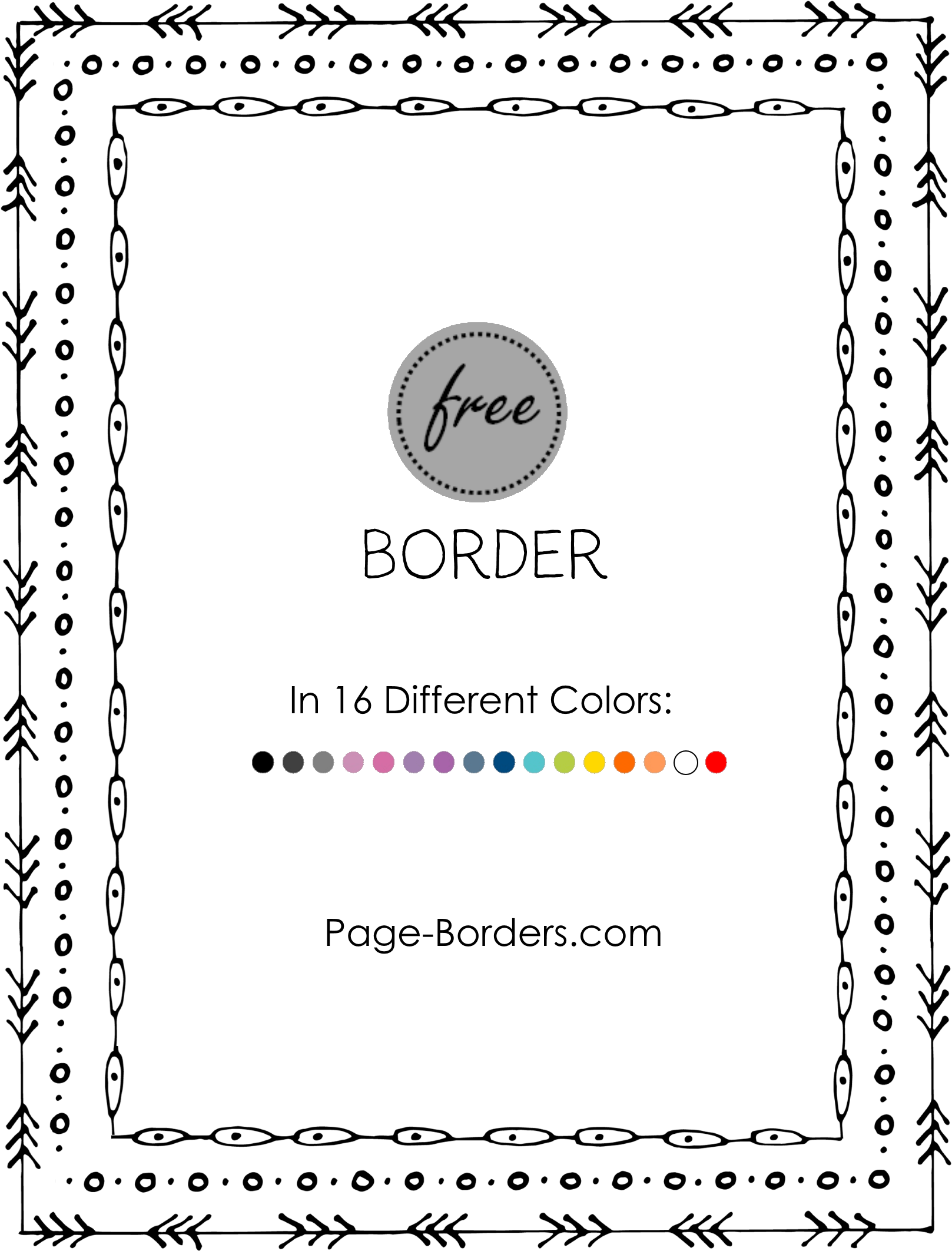 Download How To Change The Color Of The Border Doodle Paper Full
