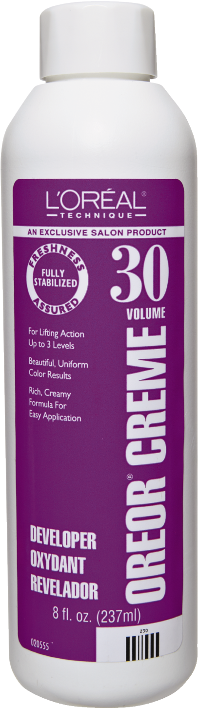 Download L'oreal Oreor 30 Volume Creme Developer 16 Oz. - Full Size PNG ...
