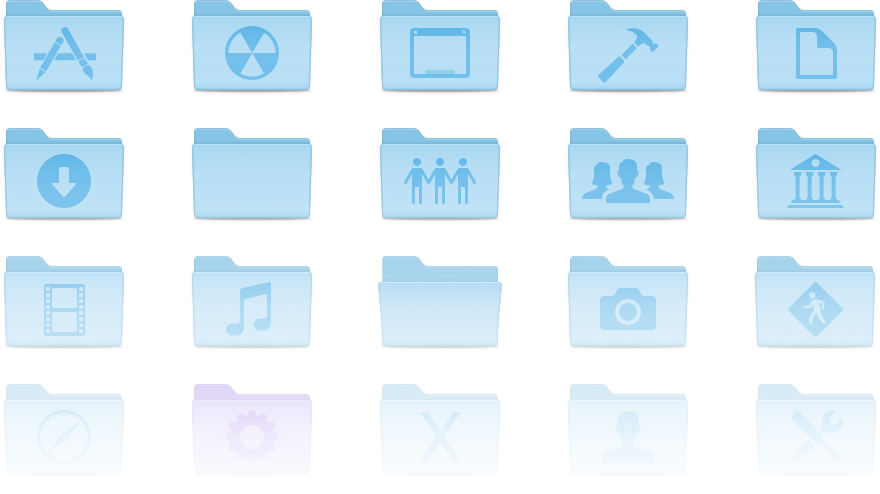 Download System Folders - Yosemite System Folder Png - Full Size PNG ...
