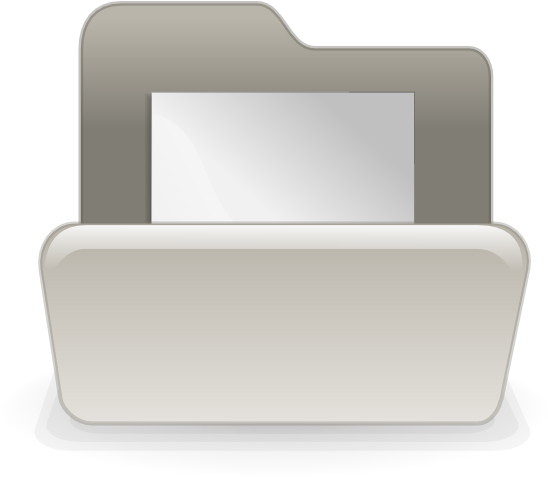 Download White Folder Icon Png - Icon - Full Size PNG Image - PNGkit