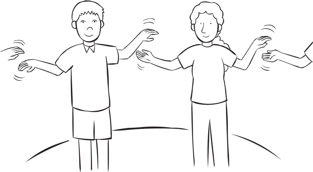 Download Circle Clap - Line Art - Full Size PNG Image - PNGkit