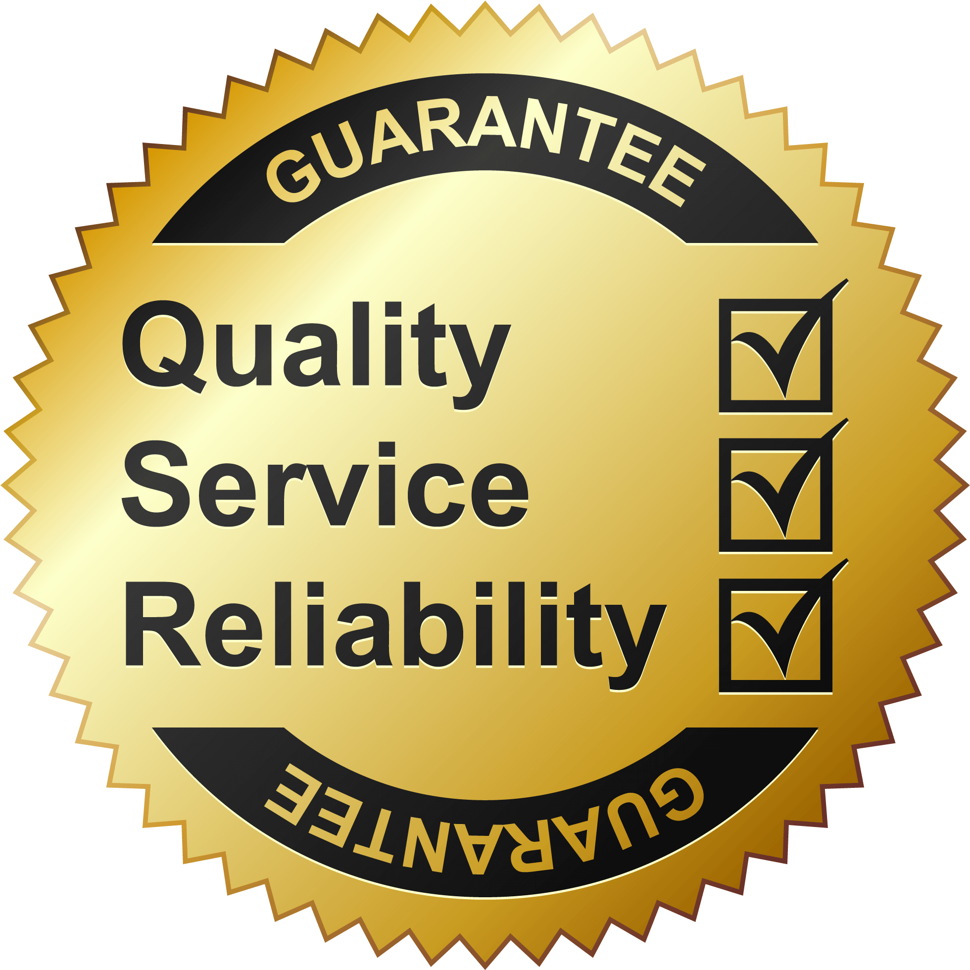 Download Workmanship Guarantee - Quality Service Logo Png - Full Size ...