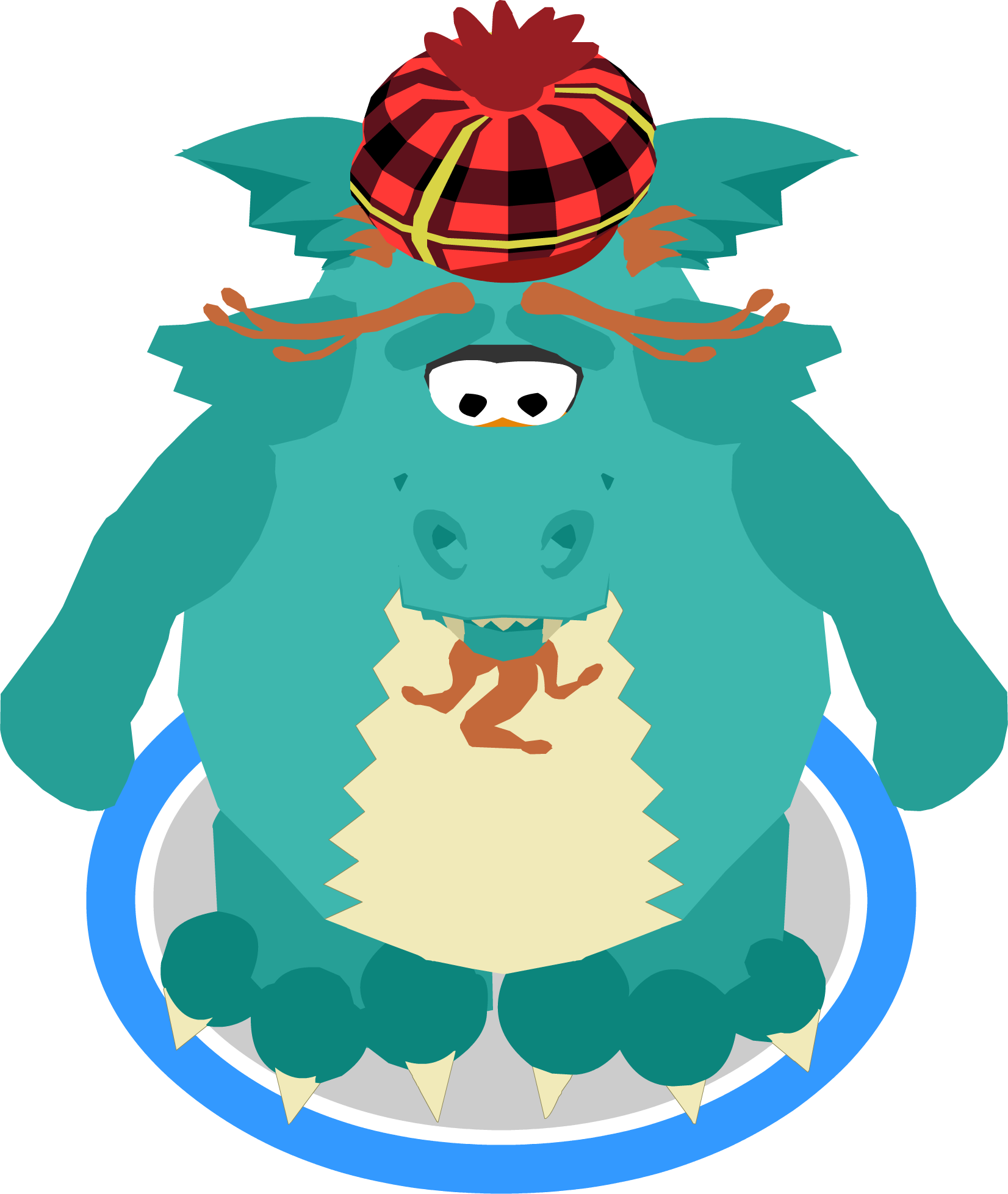 Download Loch Ness Costume Ingame - Club Penguin Ingame Costumes - Full ...