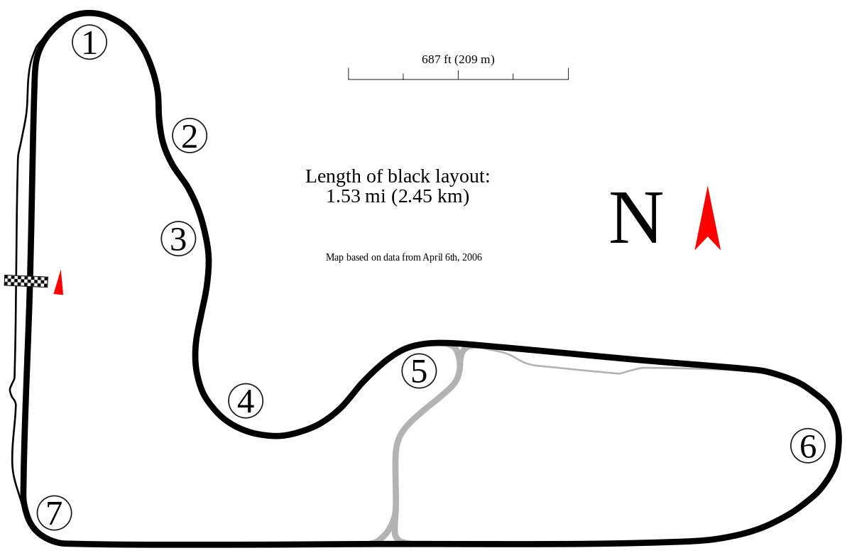 Download Barbagallo Raceway Track Map - Full Size PNG Image - PNGkit