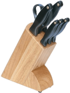 Download Kitchen Knife Set - Kitchen Devils Knife Block - Full Size PNG ...