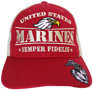 Download 24333 - U - S - Marines Cap - Made In Usa - Red/khaki ...
