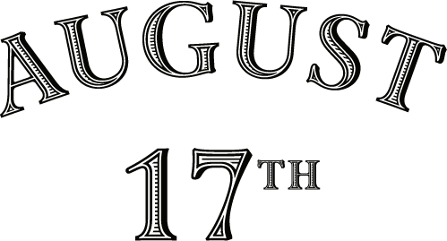 Download Logo August 17th Single Malt Whisky Black - August 17th - Full ...