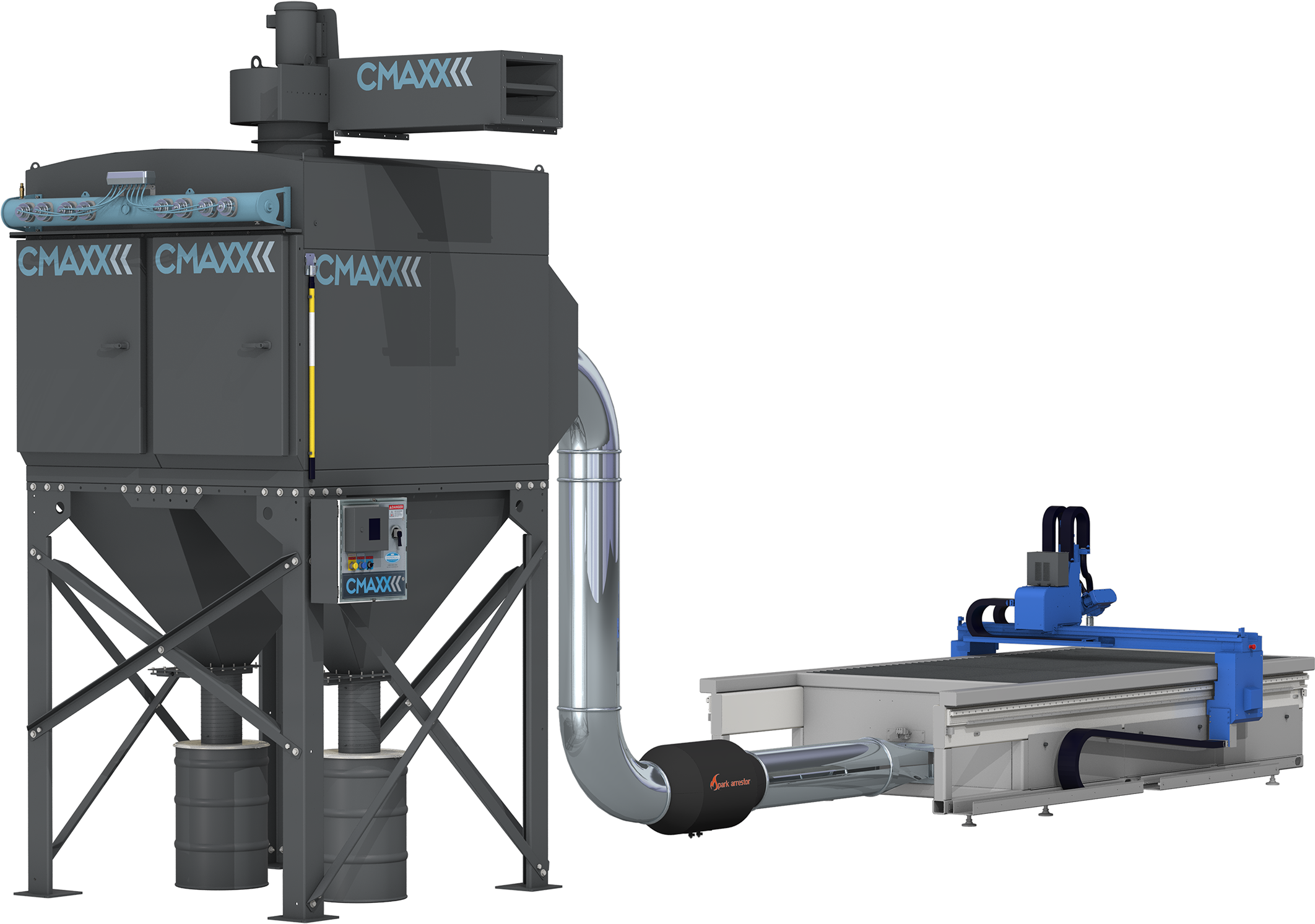 Download The Cmaxx Connected To An Aks Plasma Table - Dust Collector ...