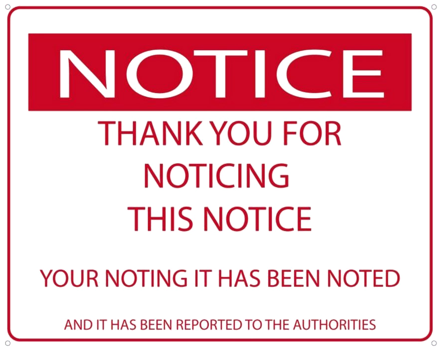 Download Notice Png Photos - Notice Thank You For Noticing - Full Size ...