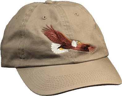Download Eagle Flying Embroidered Cap - Baseball Cap - Full Size PNG ...